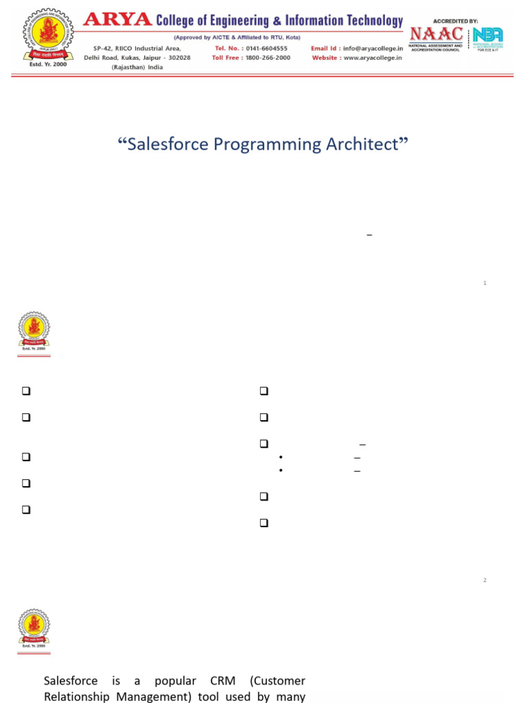 Salesforce - PPT-Amit Saraswat | PDF | Web Application | Computer Programming