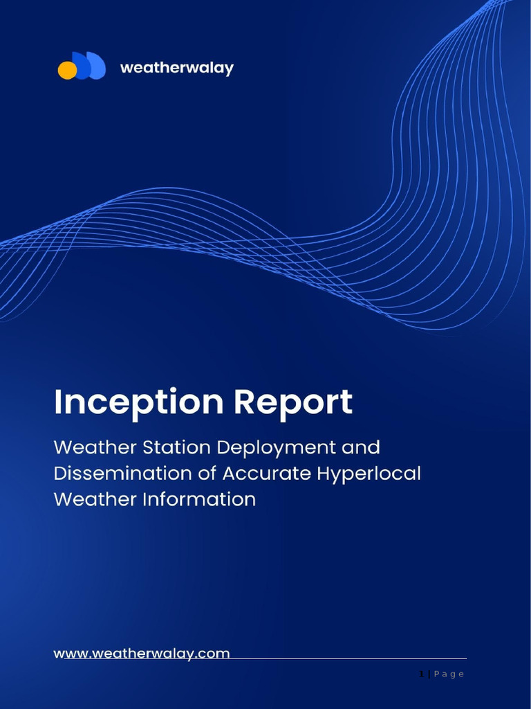 Inception Report - Pilot API and Portals (Refined) | PDF | Data ...