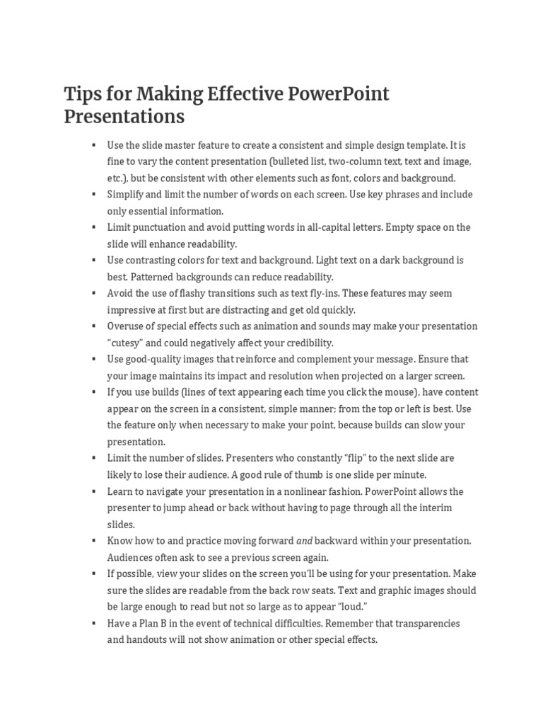 How To Make A Presentation | PDF | Typefaces | Microsoft Power Point