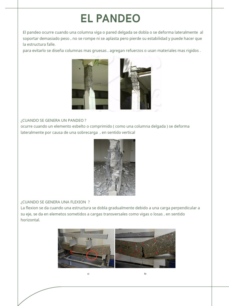 El Pandeo | PDF | Fundación profunda | Fundación (Ingeniería)