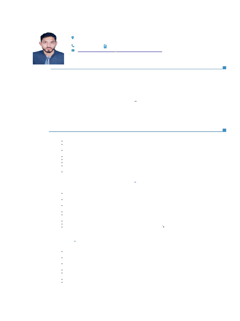 Mirza - Aqeel - Ur - Rehman - Resume EU | PDF | Information And ...
