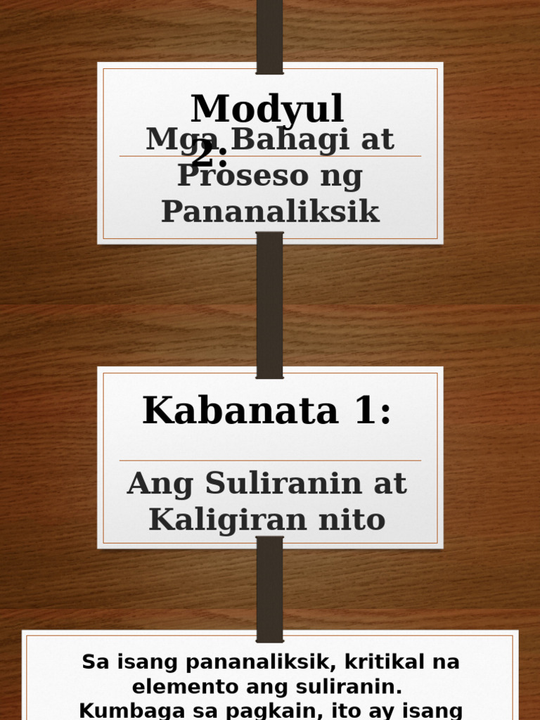 Mga Bahagi at Proseso NG Pananaliksik | PDF