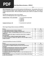 PUF Scale for Interstitial Cystitis | PDF | Urinary Tract Infection ...