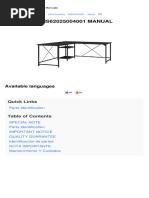 Westfield Executive Desk DSK-12005 Assembly Instructions | PDF