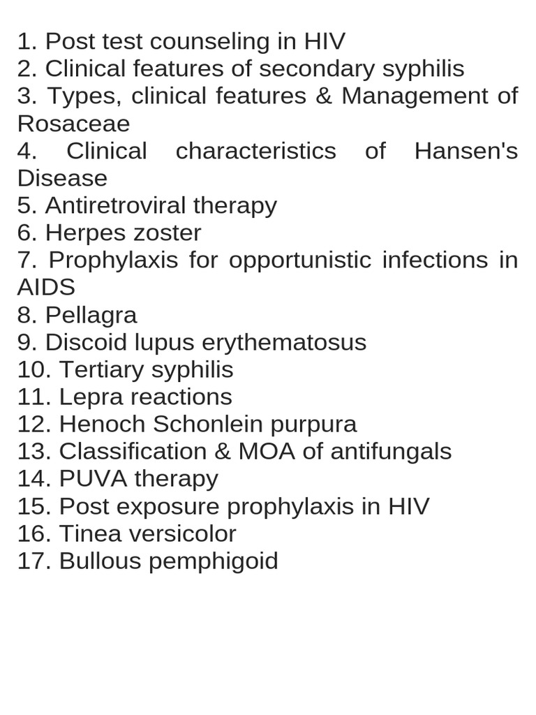 Comprehensive Guide to Skin Diseases | PDF