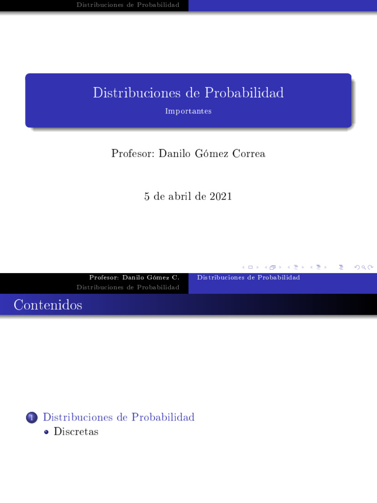 Distribuciones de Probabilidad: Gamma y Erlang | PDF | Distribución ...