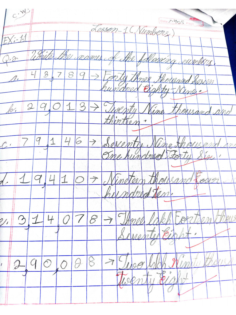 Grade 4 Maths CHP 1,2,3 | PDF