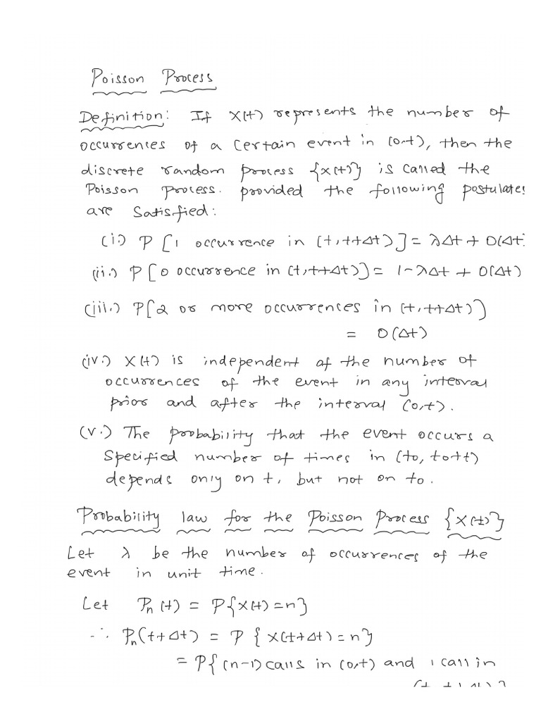 Poisson Process | PDF