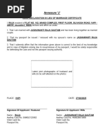 Annexure J For Passport Marriage Proof 05092025 | PDF