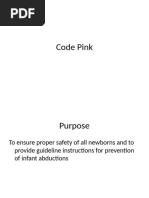2020 Code Pink Child Infant Abduction Education | PDF | Nursing ...