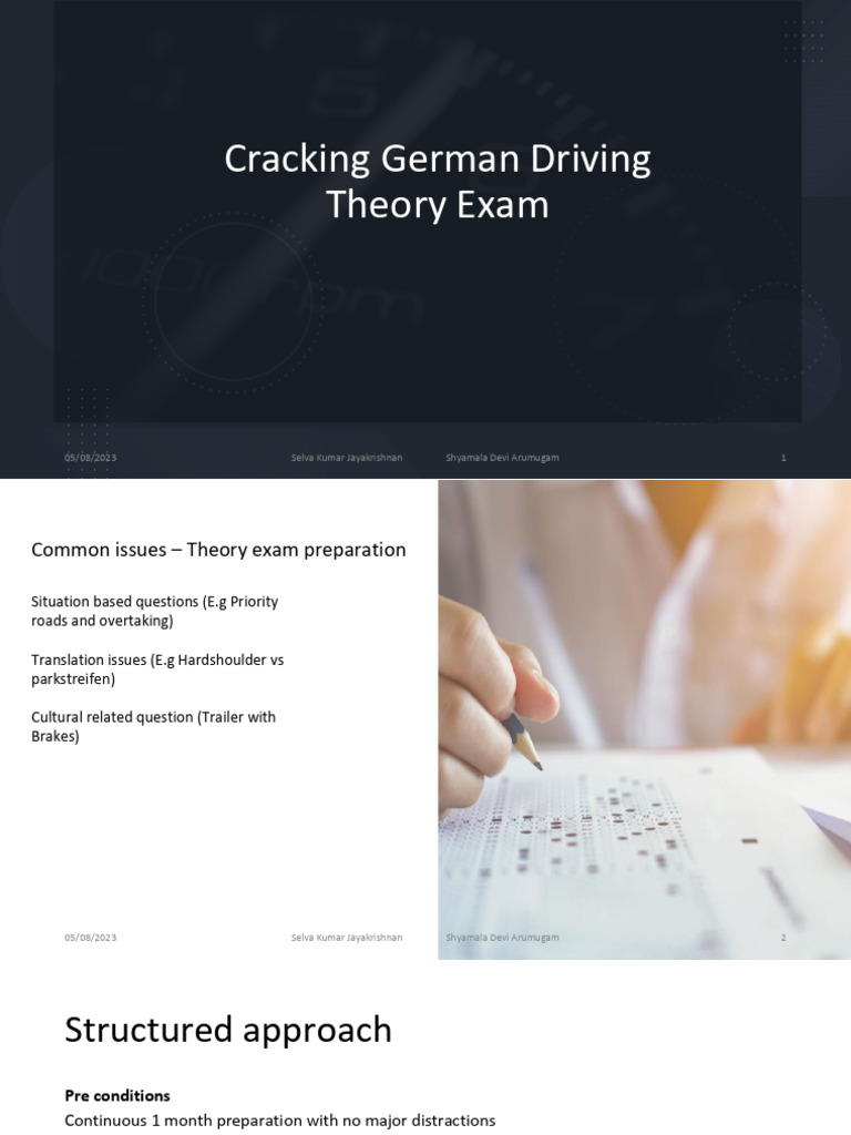 German Driving Theory Exam Guide | PDF | Land Transport | Vehicles