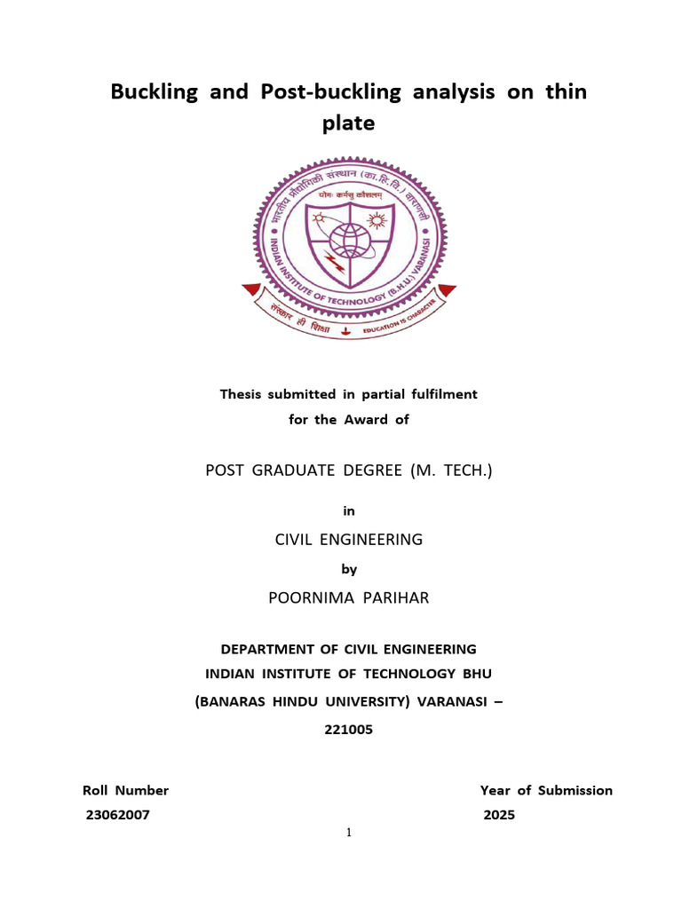 Buckling and Post (Recovered) | PDF | Buckling | Deformation (Engineering)