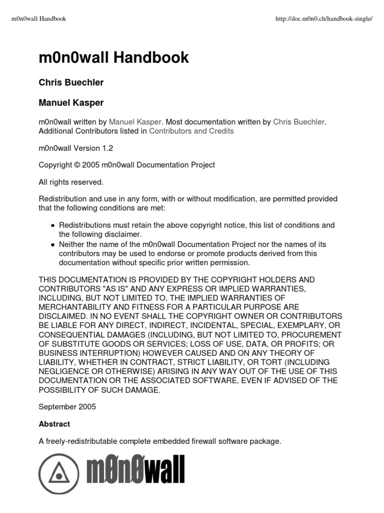 Monowall | PDF | Network Interface Controller | Booting