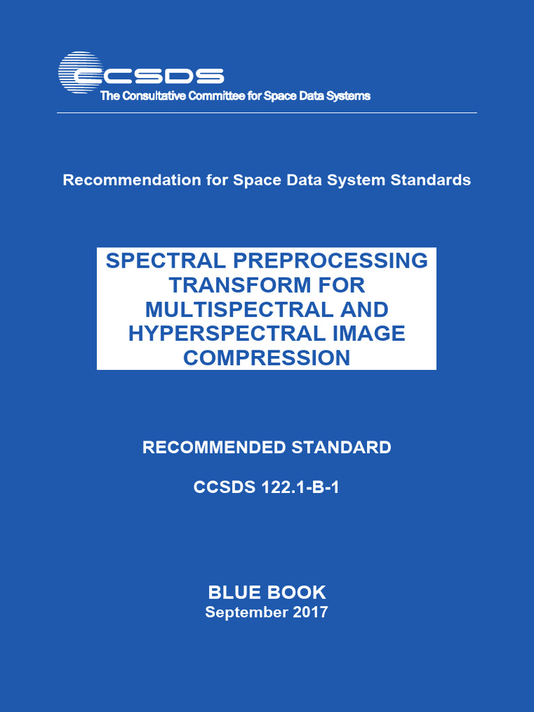 Spectral Preprocessing Transform For Multispectral and Hyperspectral Image Compression | PDF ...