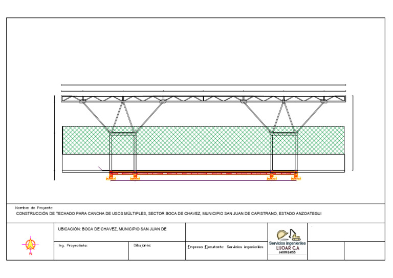Proyecto Techado de Cancha 2 | PDF