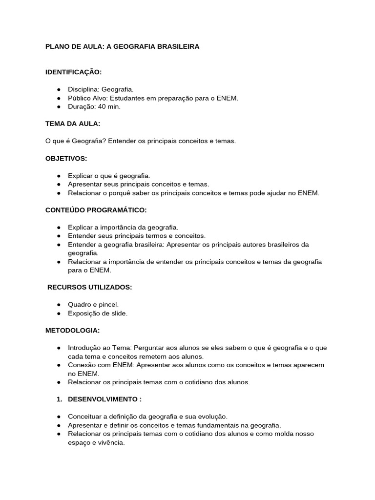 Geografia Brasileira para o ENEM | PDF