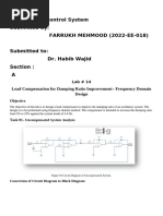 Lead Compensator Design Using Bode Plot | PDF