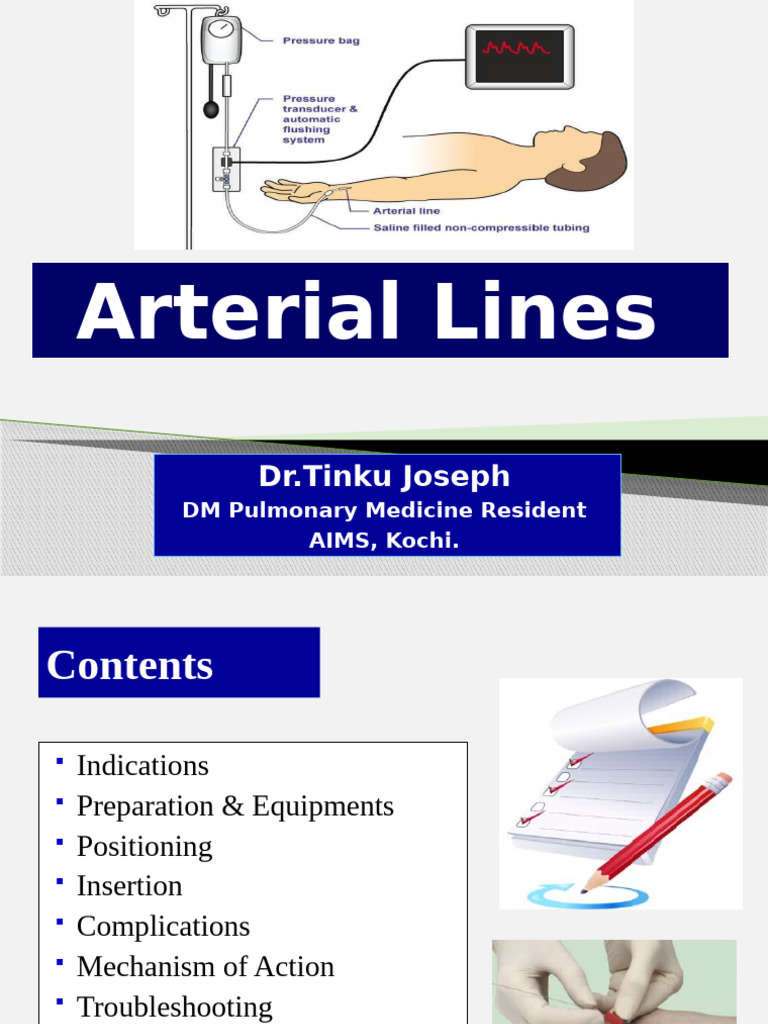 Arterial Line Insertion Guide | PDF | Blood Pressure | Angiology