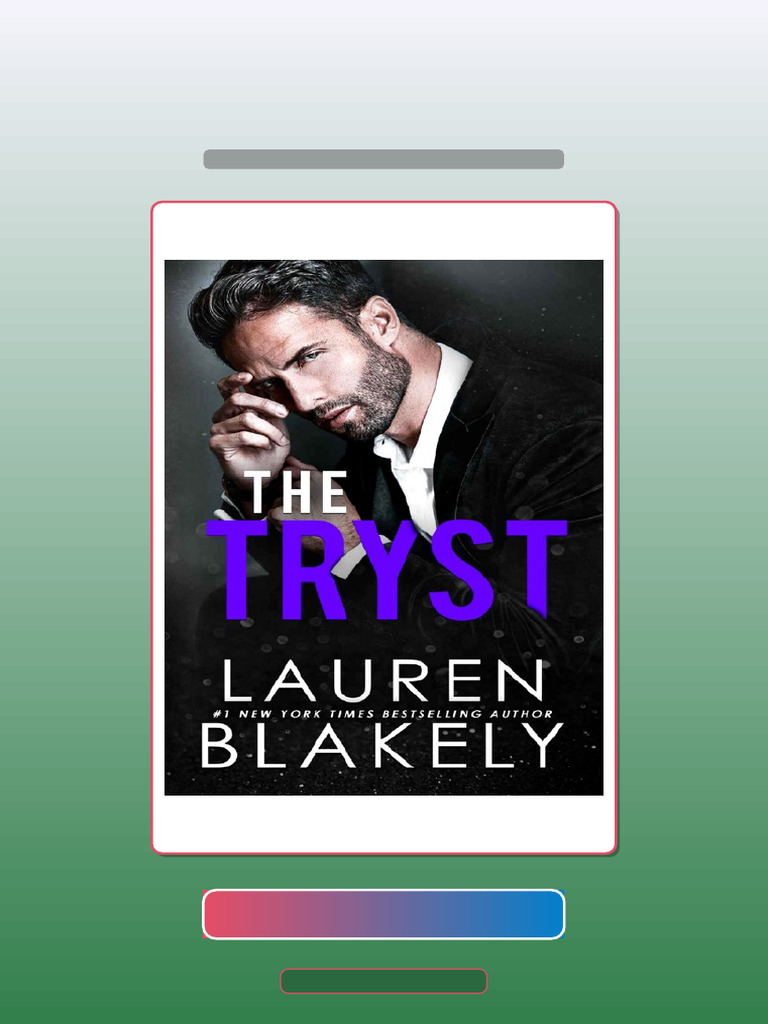 The Tryst Single DadForbidden Romance Standalone The Virgin Society Book 2 HQ File Fast Access ...