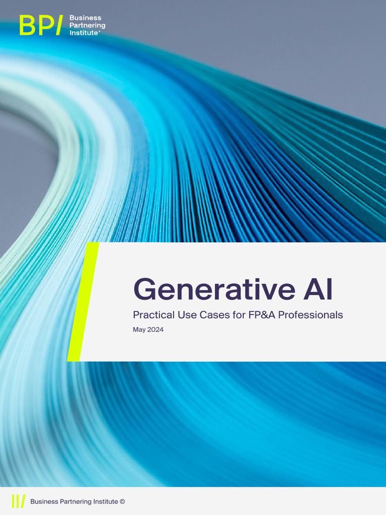 GenAI - Finance Use Cases | PDF