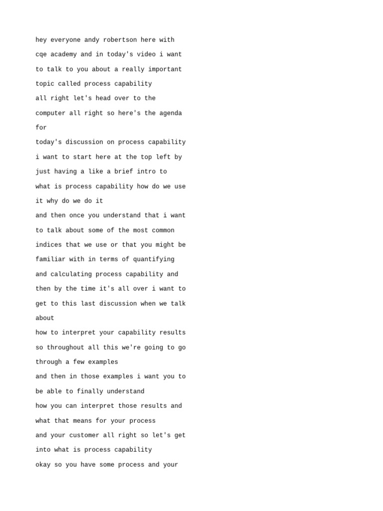 PROCESS CAPABILITY Explaining CP, CPK, PP, PPK and HOW To INTERPRET THOSE RESULTS (English (Auto ...