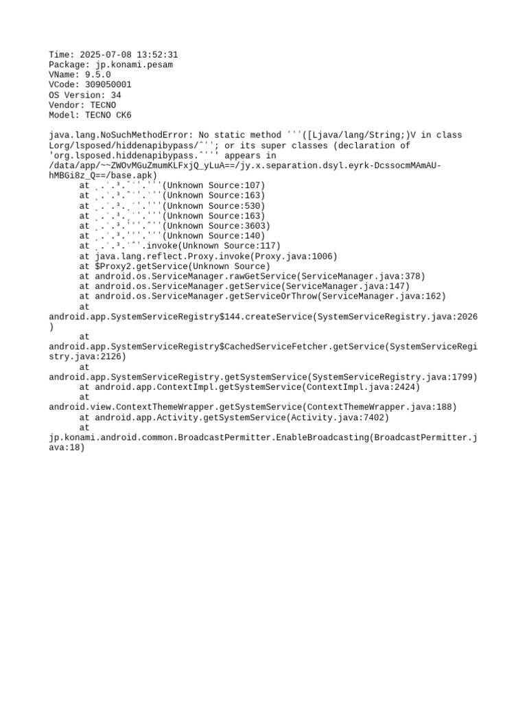 Error Log Jy.x.separation - Dsyl.eyrk | PDF