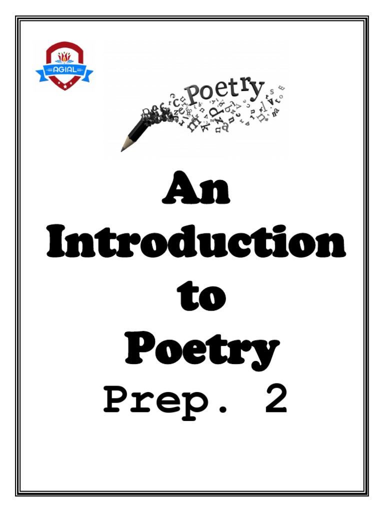 An Introduction To Poetry - Prep.2 | PDF | Rhyme | Poetry