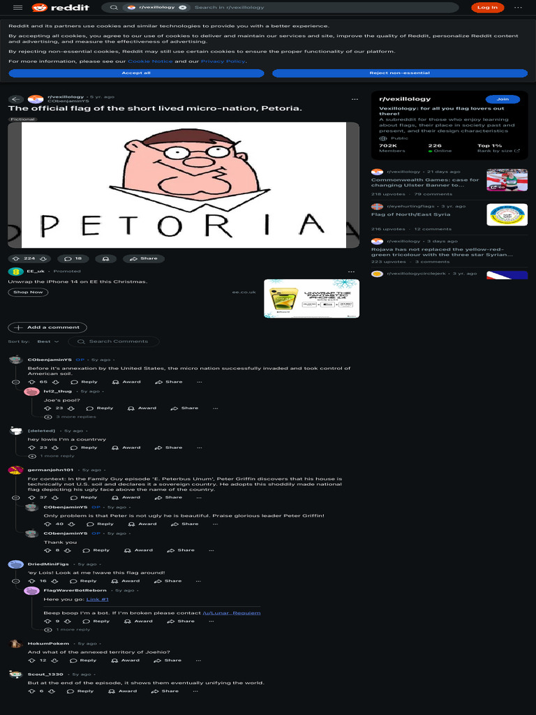 The Official Flag of The Short Lived Micro-Nation, Petoria ...