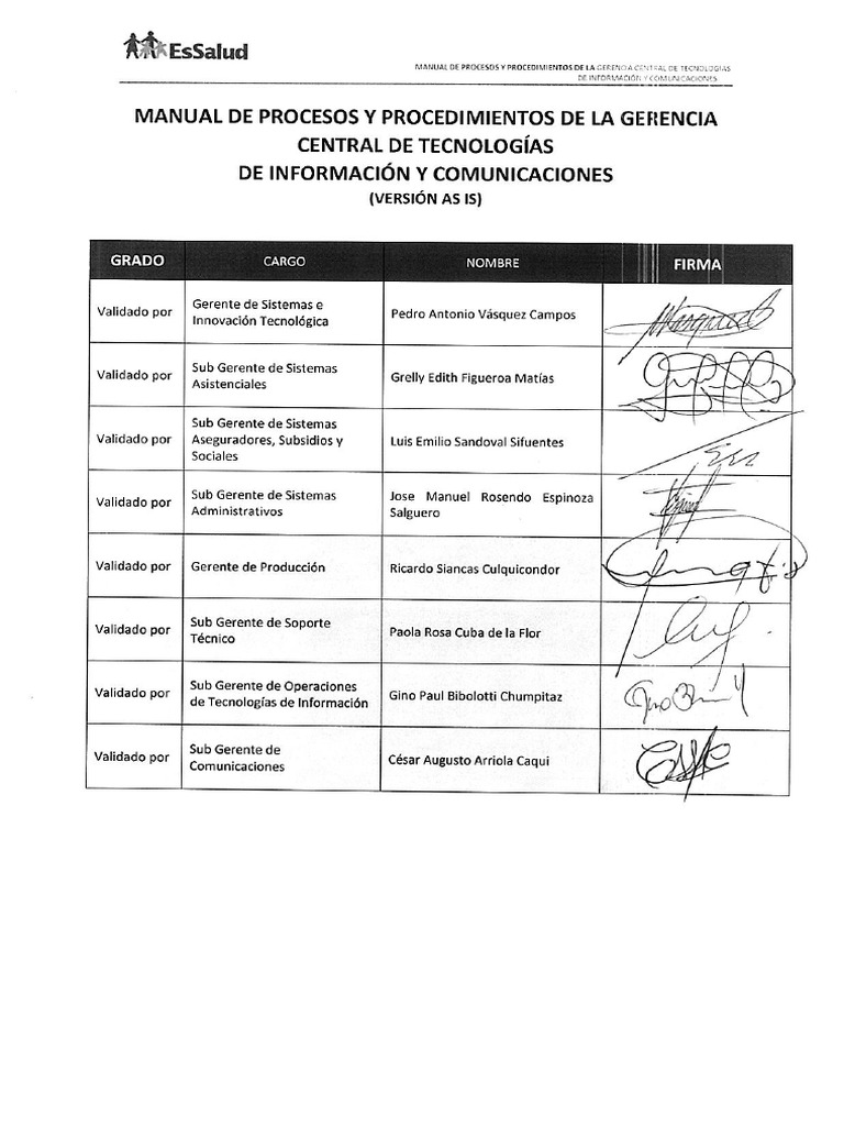 Manual de Procesos y Procedimientos de GCTIC | PDF | La seguridad informática | Seguridad