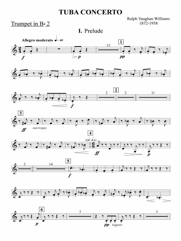Tuba Concerto-Trumpet in B 2 | PDF