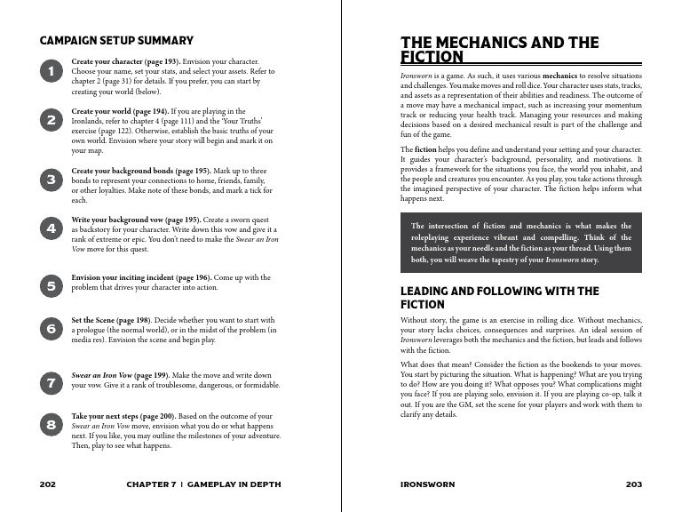 Ironsworn Campaign Setup Guide | PDF | Tabletop Games | Gaming