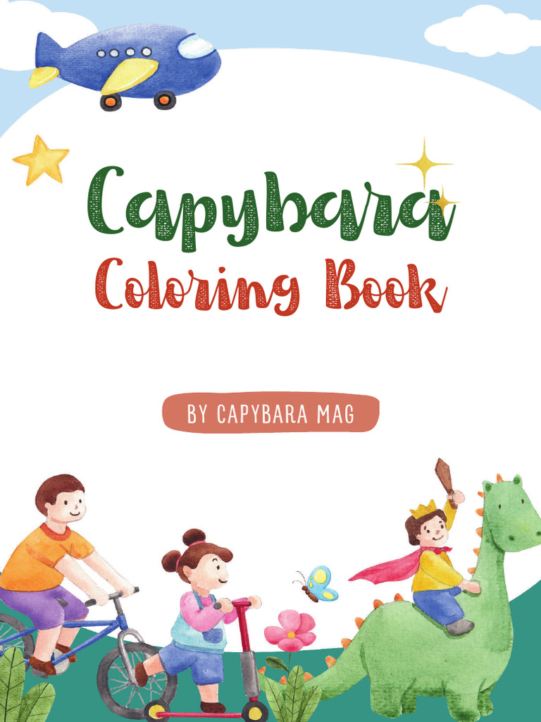 Capybara Coloring Book | PDF