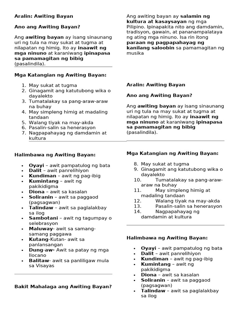 3rd Week-KOPYA at Pagganyak | PDF