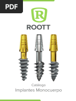Catálogo de Implantes MIS Seven XD | PDF | Implante dental