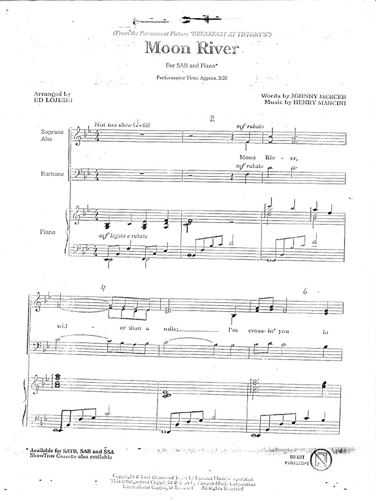 Moon River | PDF