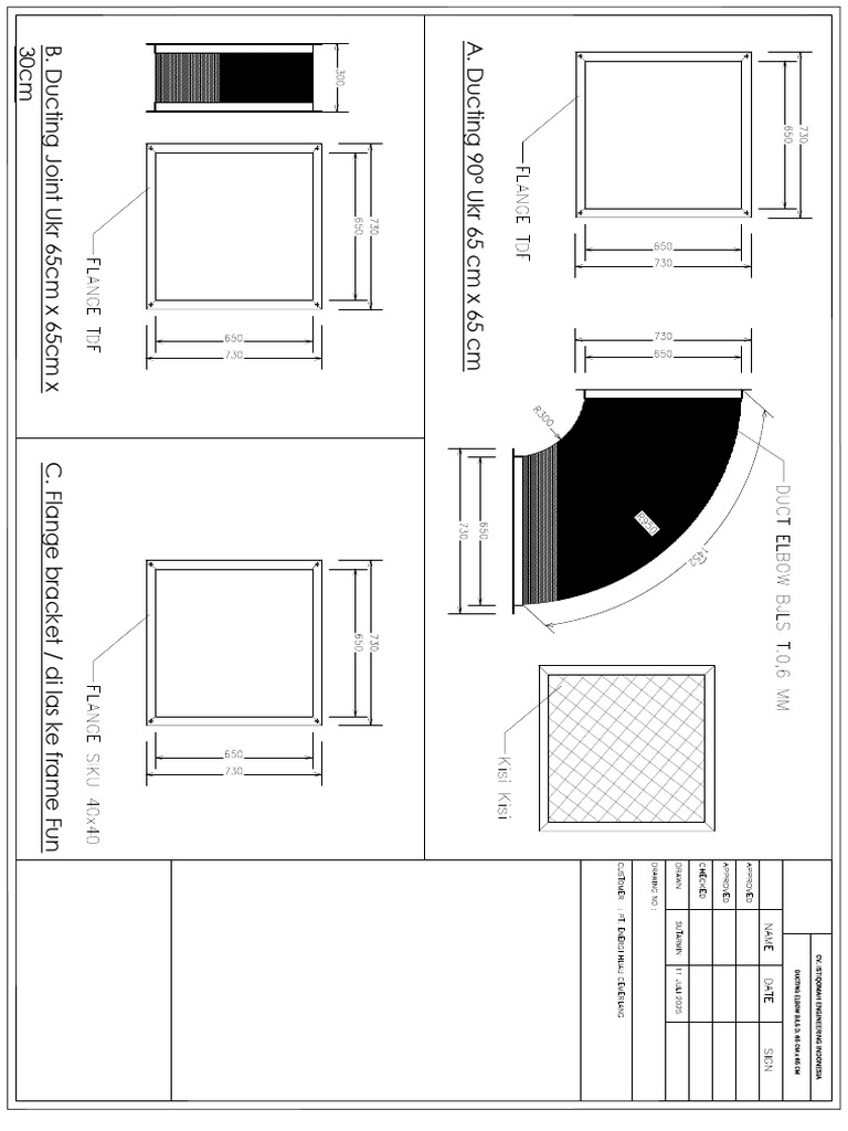Drawing Ducting EHC | PDF