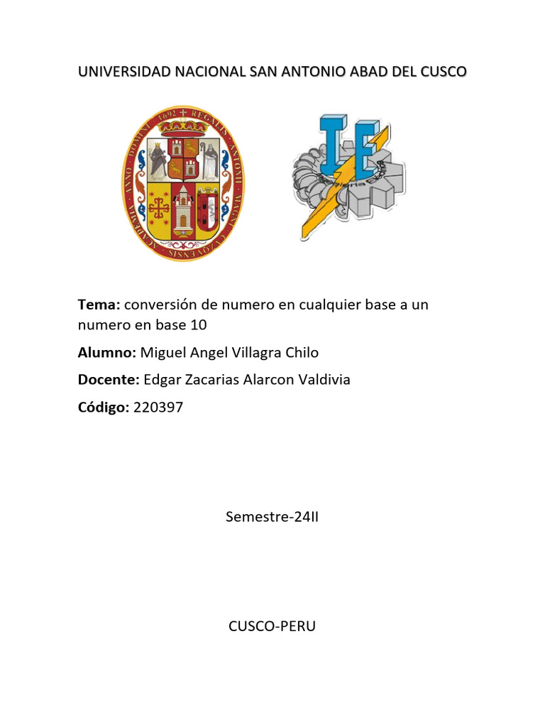 Conversión de Números a Base 10 en Matlab | PDF | Decimal | Ingeniería ...