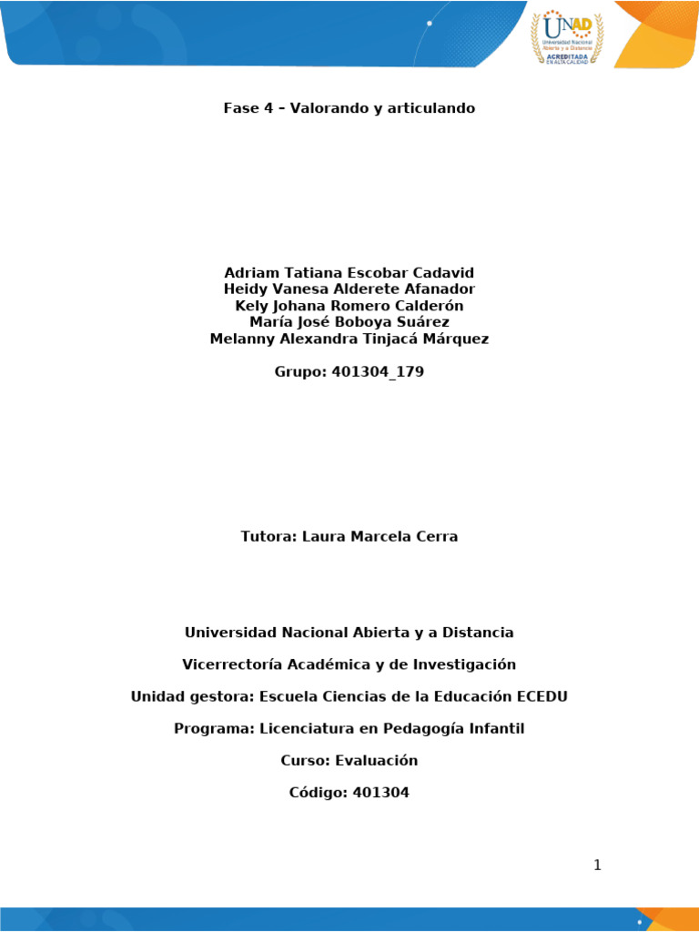 Formato Anexo 1 - Fase 4 - Valorando y Articulando | PDF