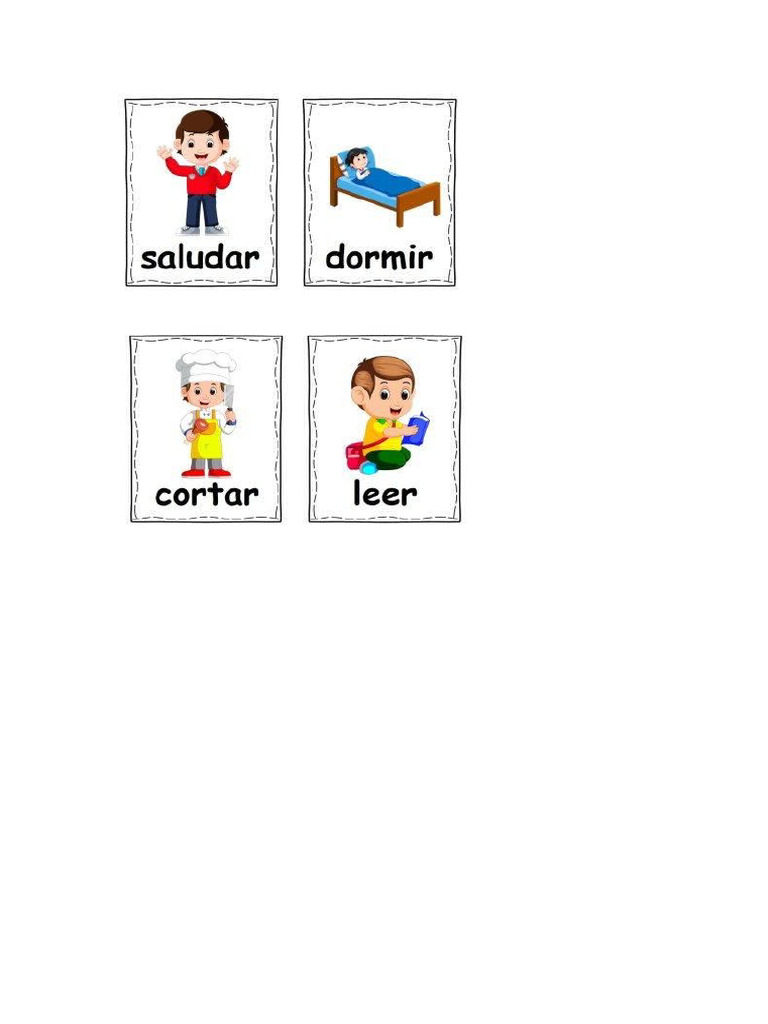 Tarjetas Lexicas | PDF