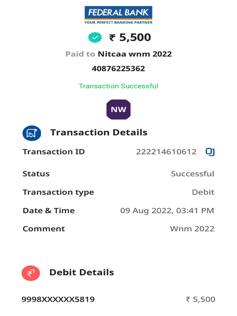WNM Payment | PDF