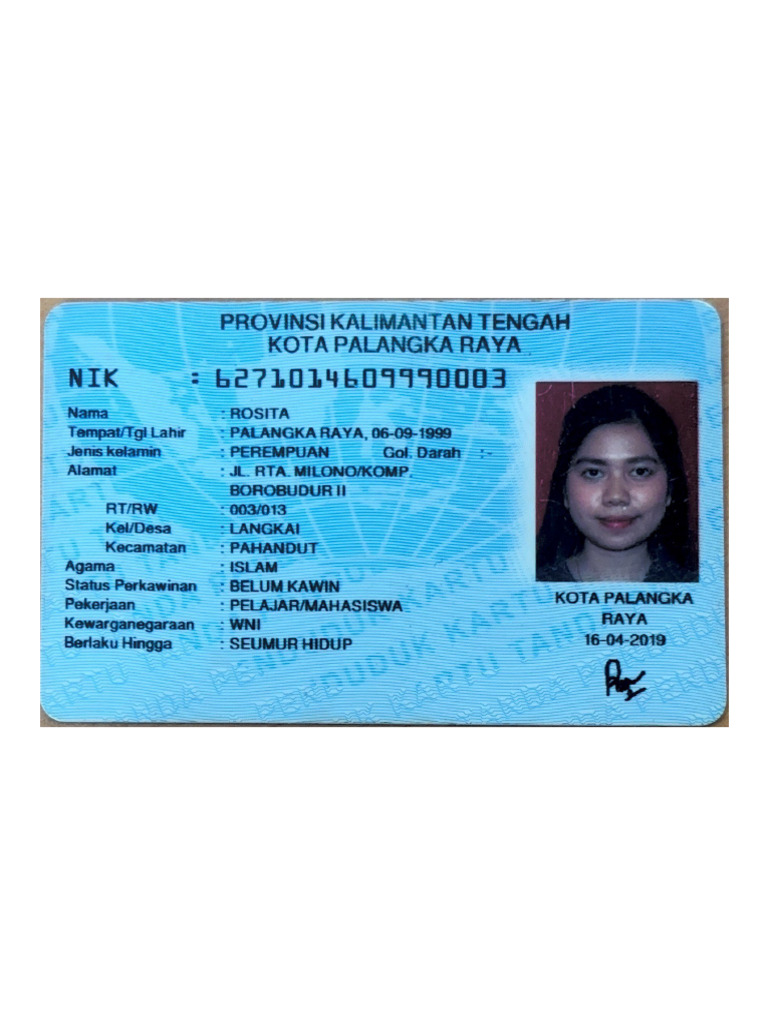 Rosita KTP NPWP | PDF