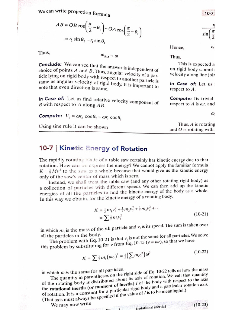 Unit 4 Rigid Body Dynamics | PDF