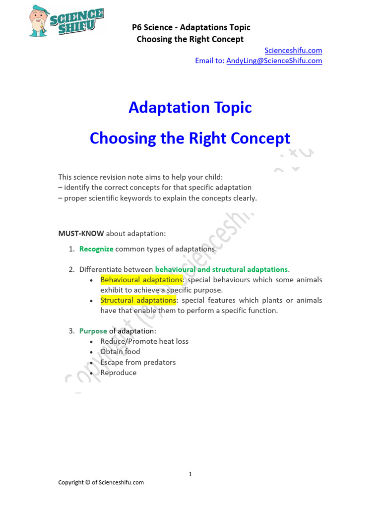 Understanding Plant and Animal Adaptations | PDF | Leaf | Adaptation