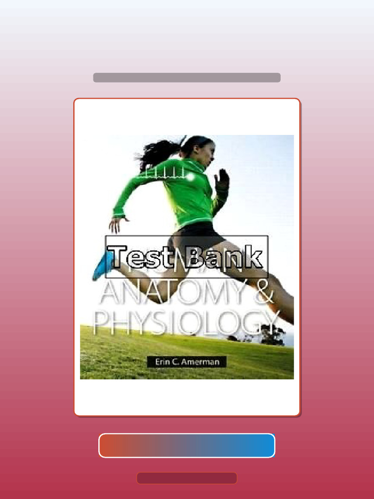 Human Anatomy and Physiology 1st Edition Amerman Fast Access | PDF ...