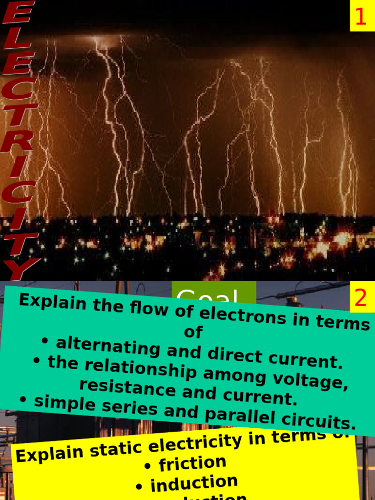 Phy Sci Electricity | PDF | Electric Current | Series And Parallel Circuits
