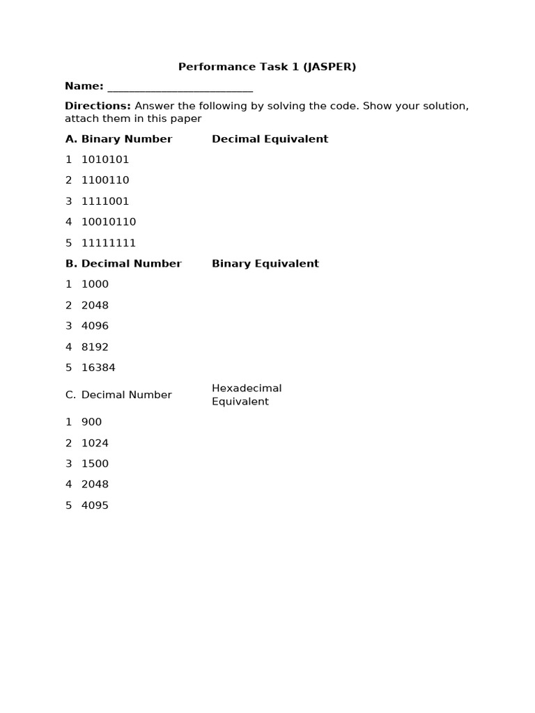 Performance Task 1 Tle Jasper Pdf