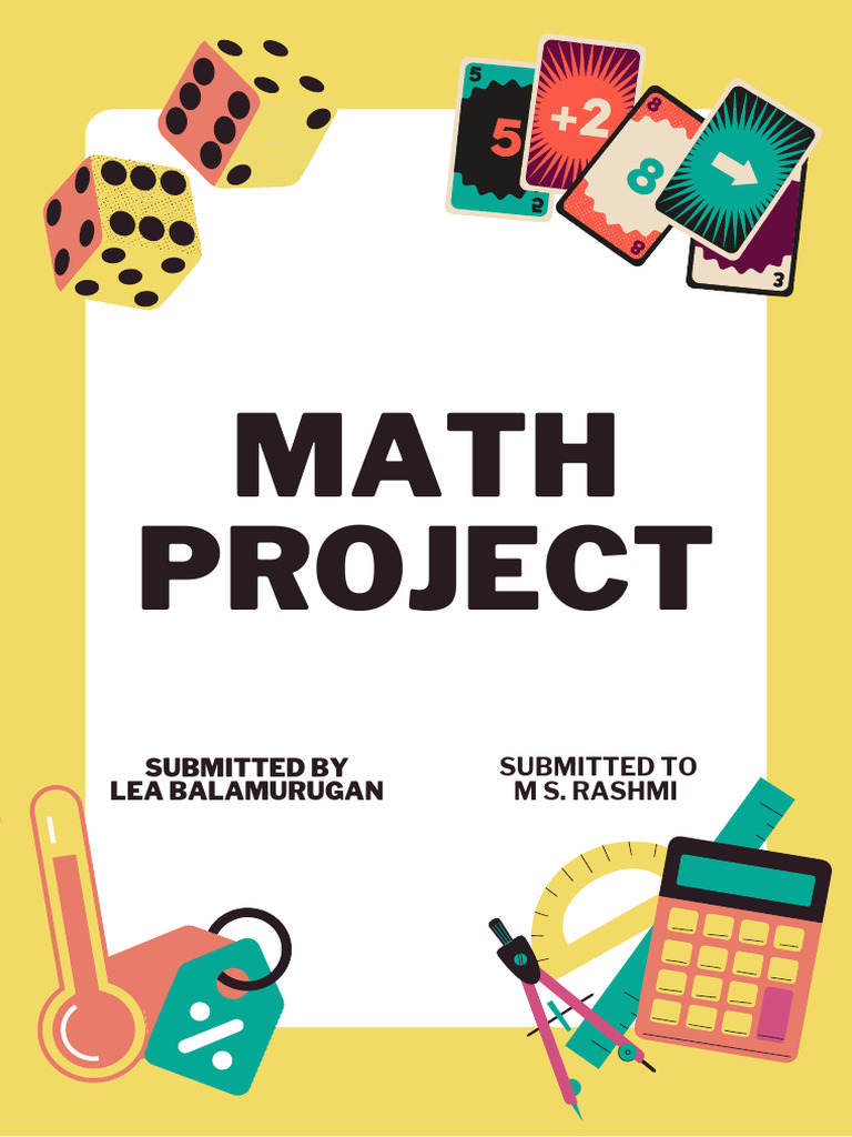 Bold Colorful Math Is Everywhere Poster | PDF