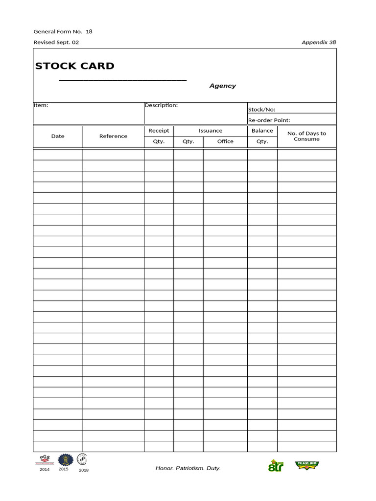 Stock Card | PDF