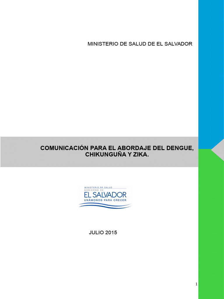 Estrategia Iec Dengue Chik y Zika | PDF | Comportamiento | Fiebre del zika