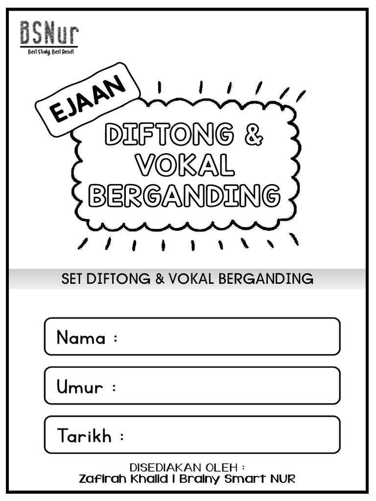 Ejaan Diftong & Vokal Berganding FREE | PDF